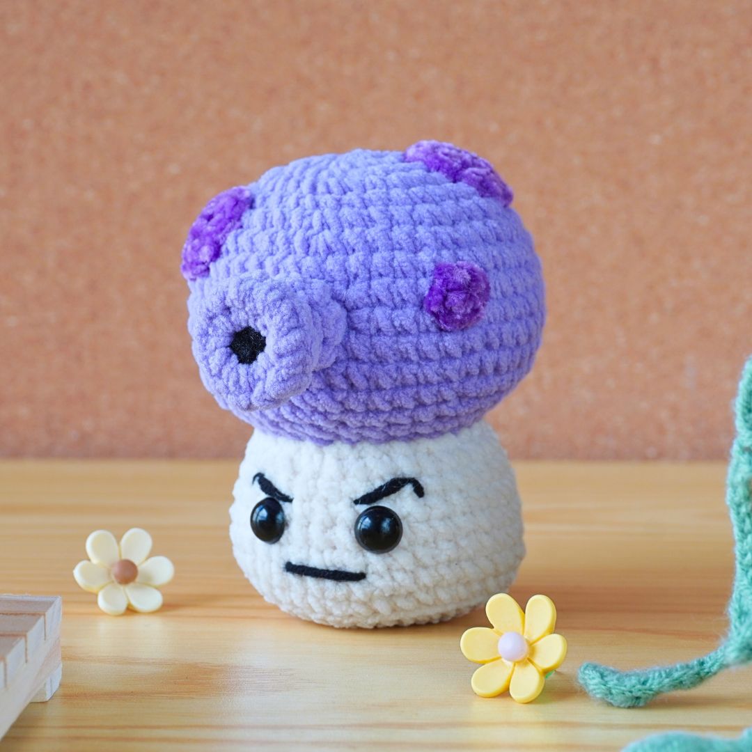 Grumpy Shroom Crochet Pattern – Boldle